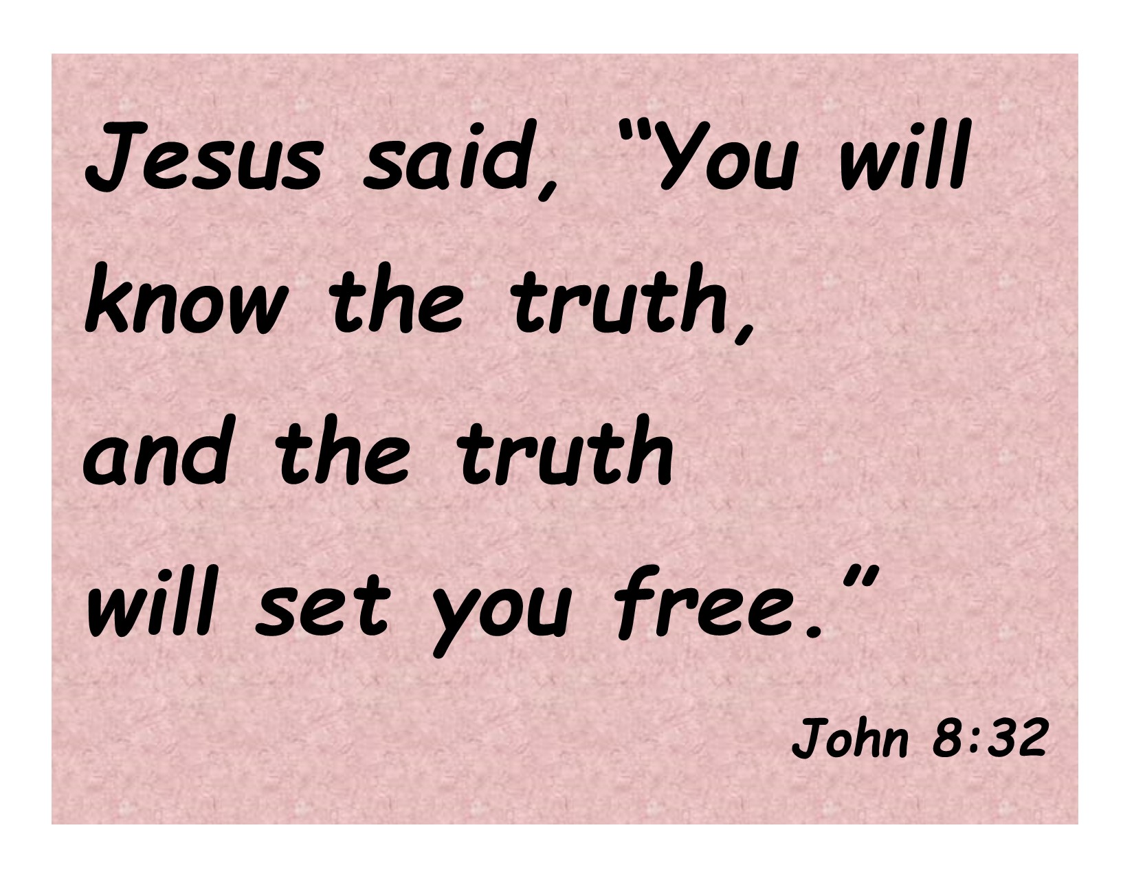 The Freeing Truth of the Gospel: My Sermon on John 8:31-36 – My ...